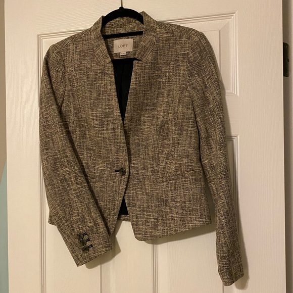 LOFT | Jackets & Coats | Loft Tweed Blazer With Lining | Poshmark